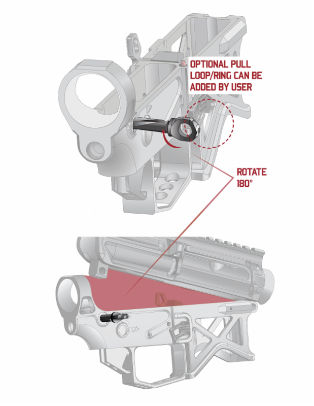 BATTLEARMS QUICK RELEASE REAR TAKE DOWN PIN™